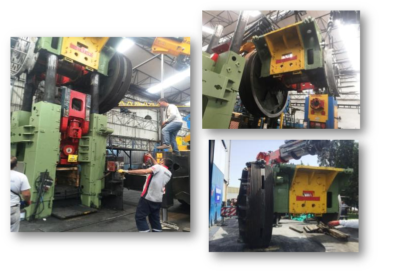 Ti̇rsan kardan 1600 ton erfurt pres revizyonu